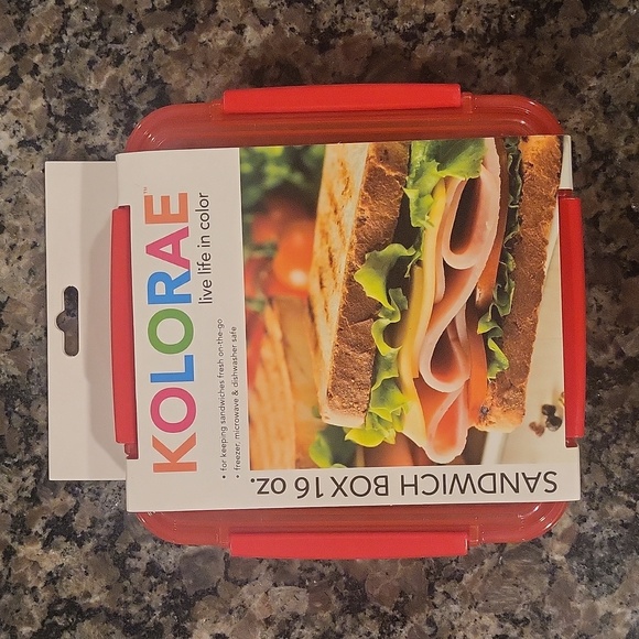 Kolorae | Kitchen | Kolorae 6 Oz Sandwich Box Freezer Microwave ...